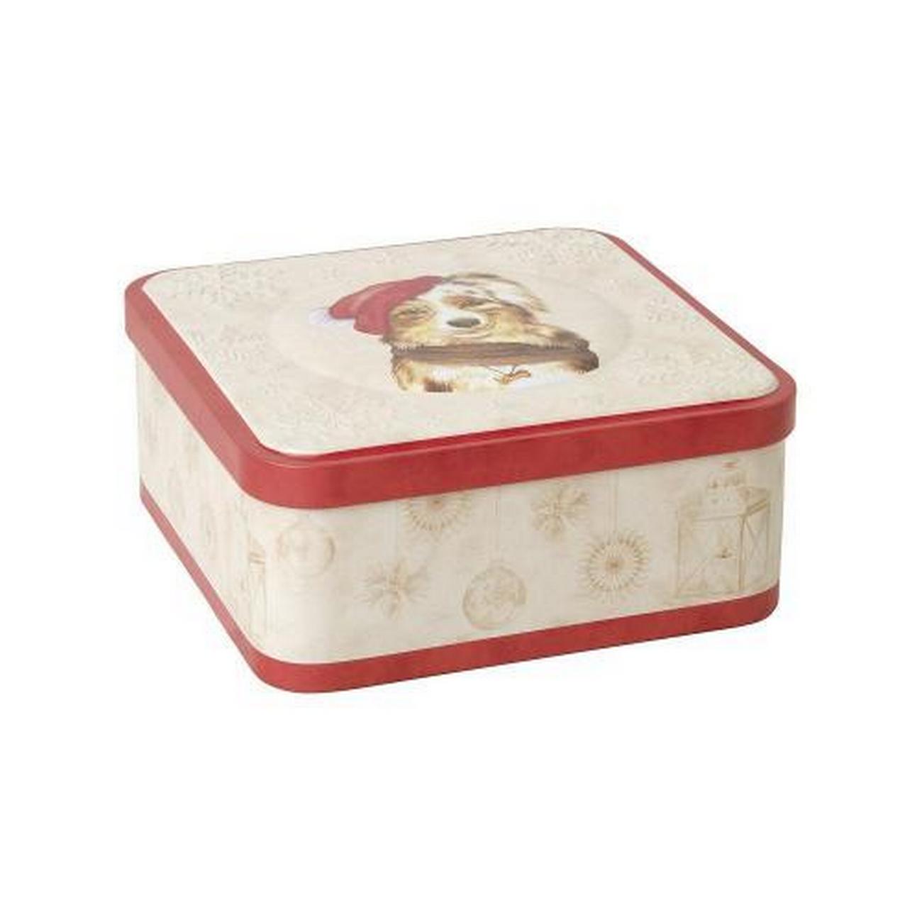 IHR Jack Cream Square Storage Tin
