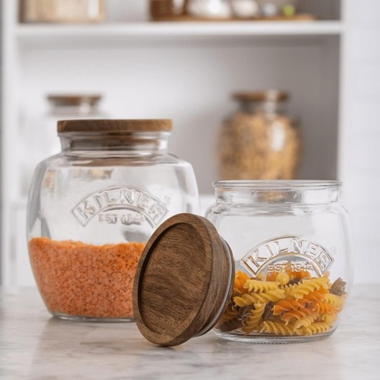 Kilner Universal Jar Acacia Wooden Lid 0.85l