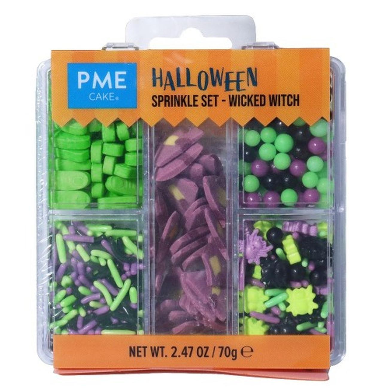 PME 5-in-1 Halloween Wicked Witch Sprinkle Set 74g