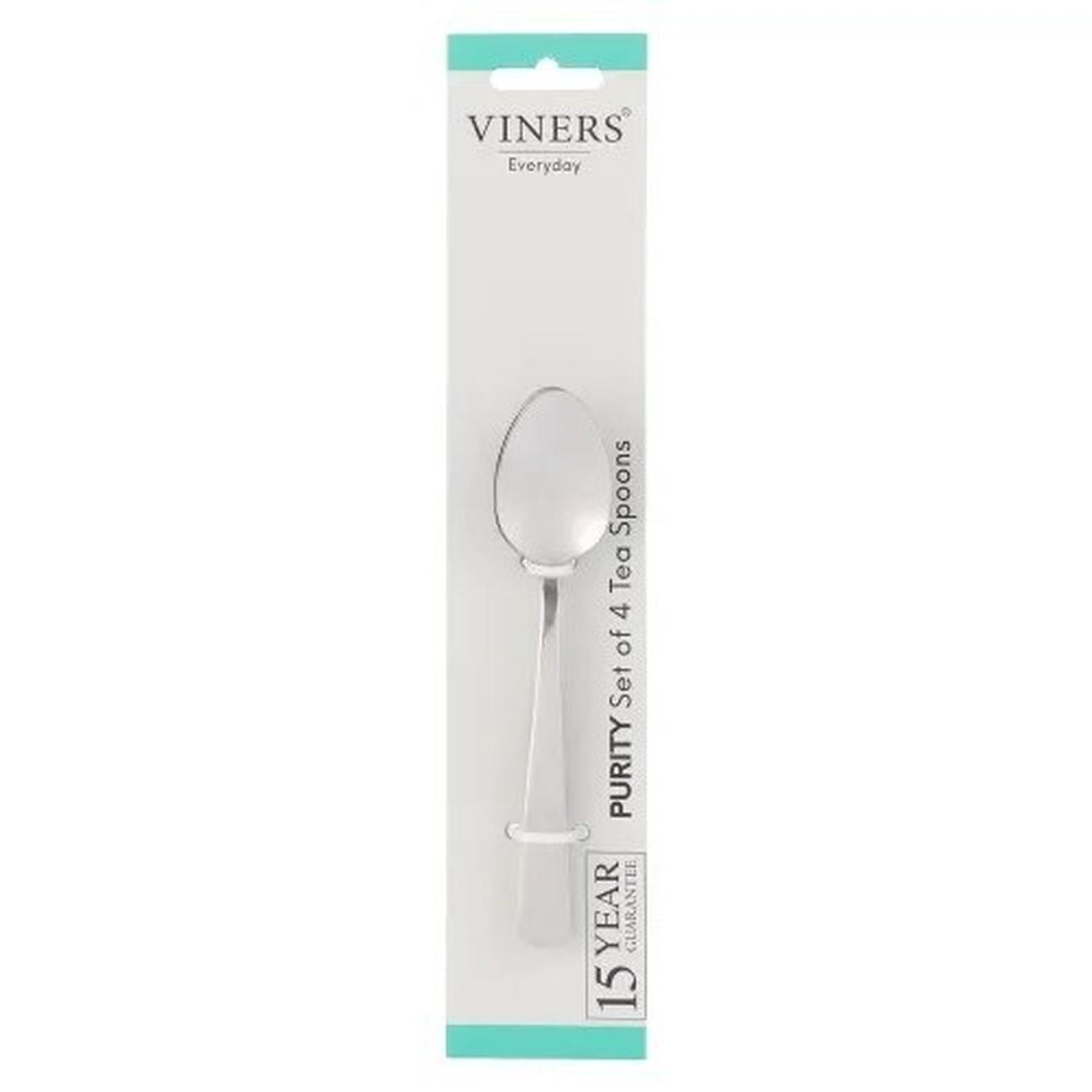 Viners Everyday Purity Tea Spoon 4pc
