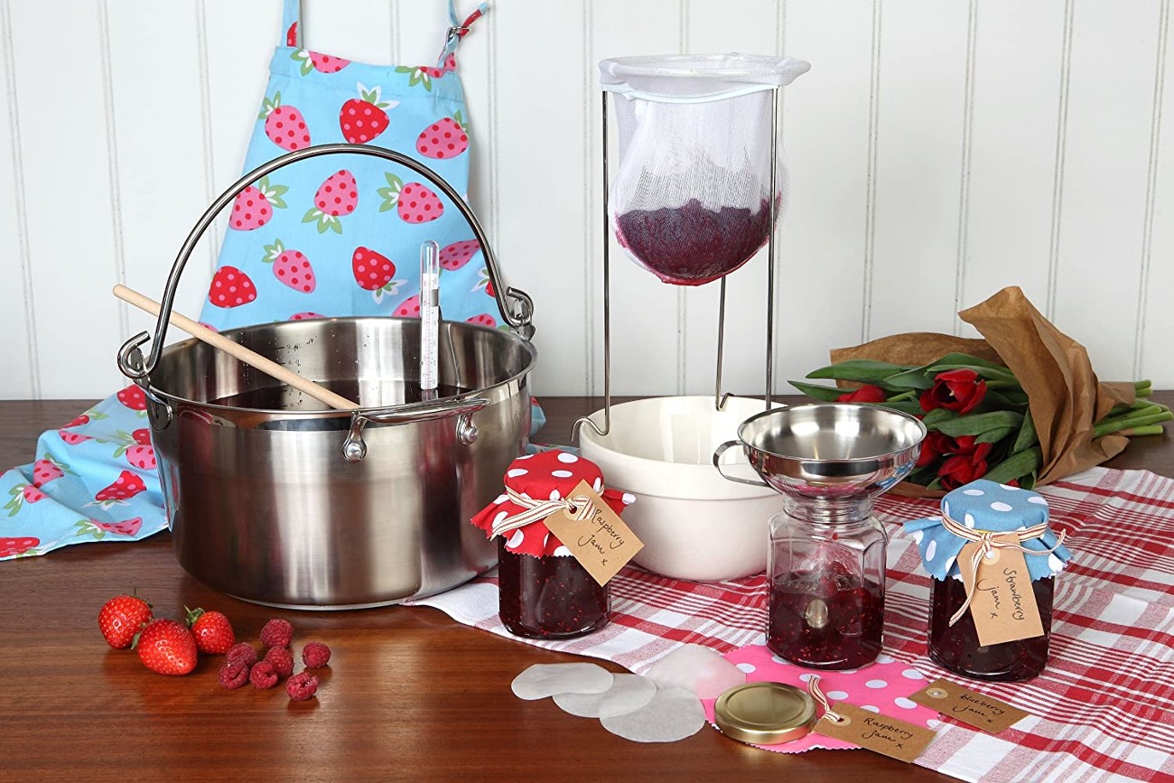 Dexam Jam & Jelly Strainer Set with Stand