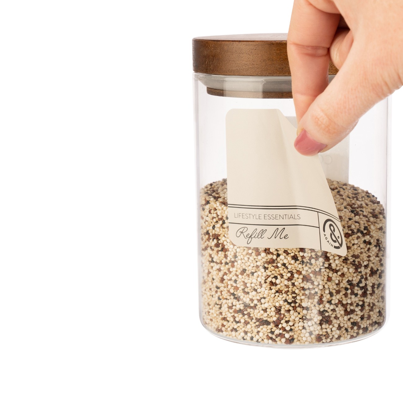 &Again Blank Jar Labels