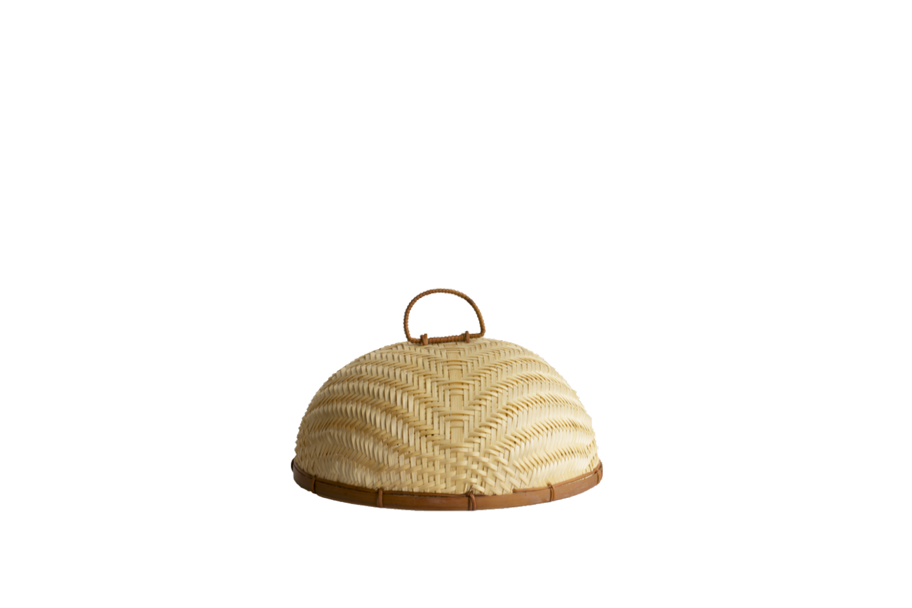 Pebbly Bamboo Food Cover 30cm