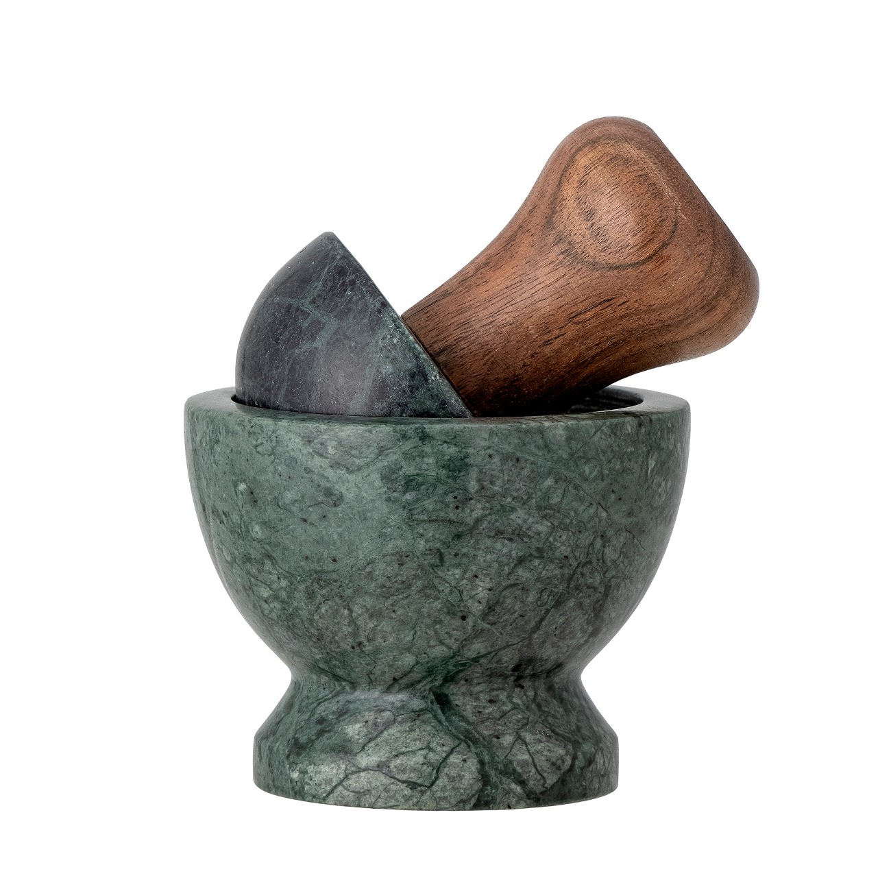 Bloomingville Banou Mortar & Pestle Green Marble