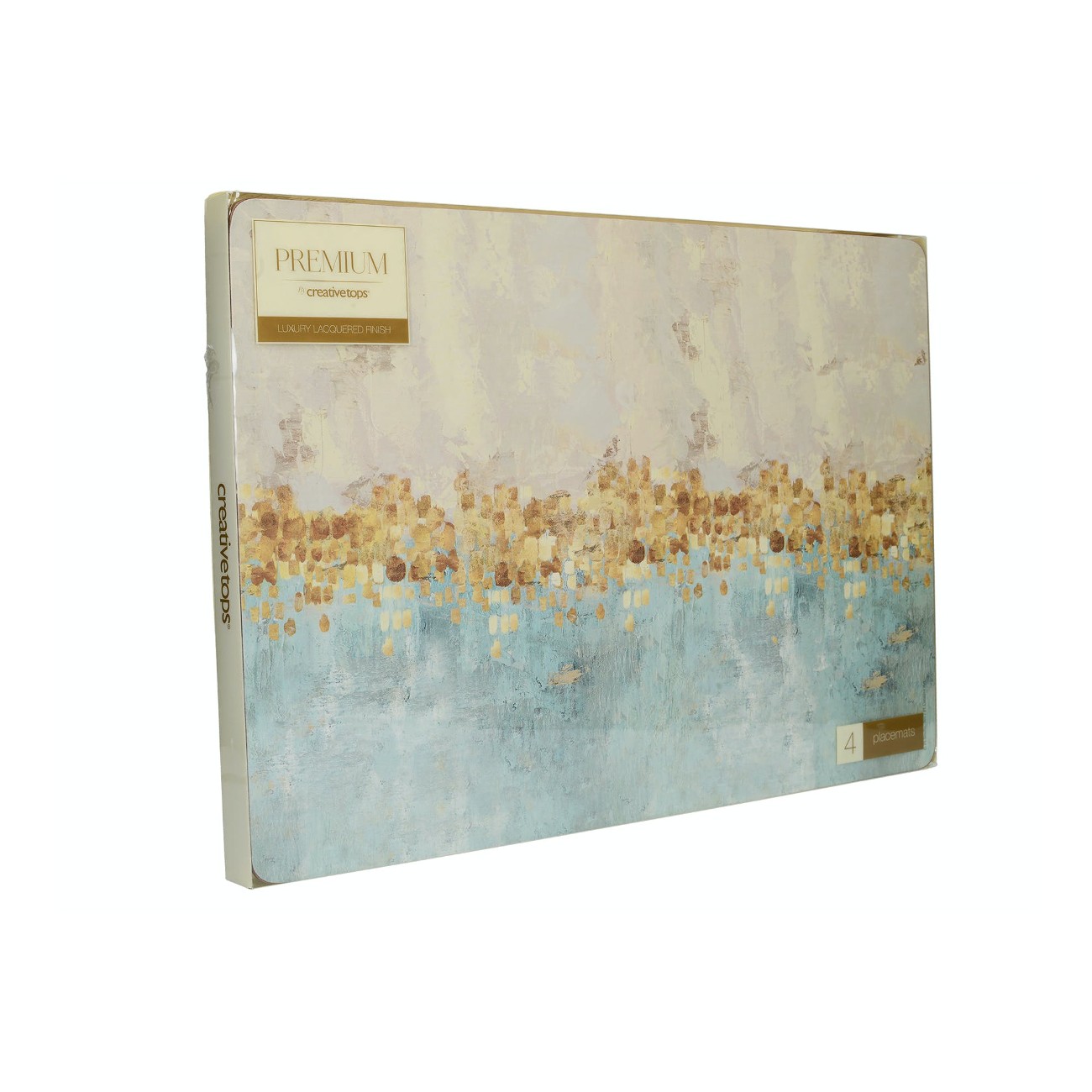 Creative Tops Golden Reflections Pack Of 4 Large Premium Placemats