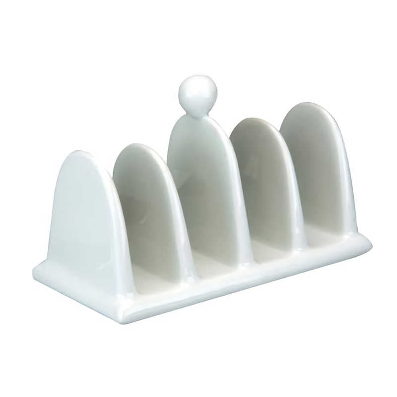 Ceramic White Toast Rack