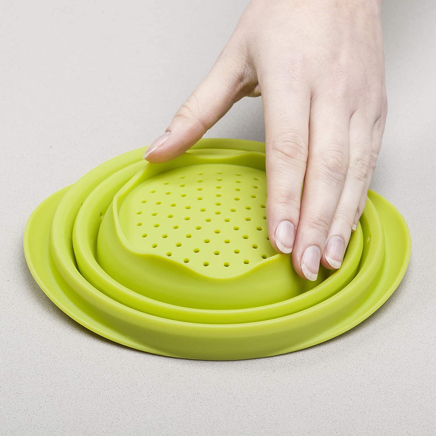 Zeal Collapsible Silicone Colander Small