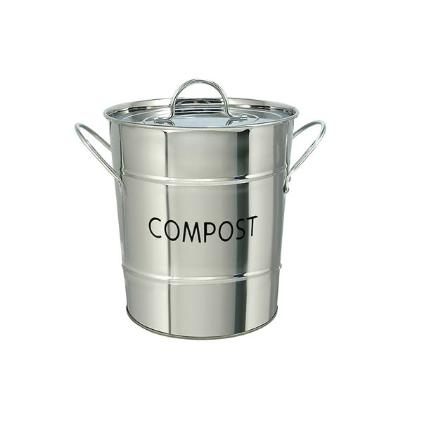 Eddingtons Compost Pail Stainless Steel