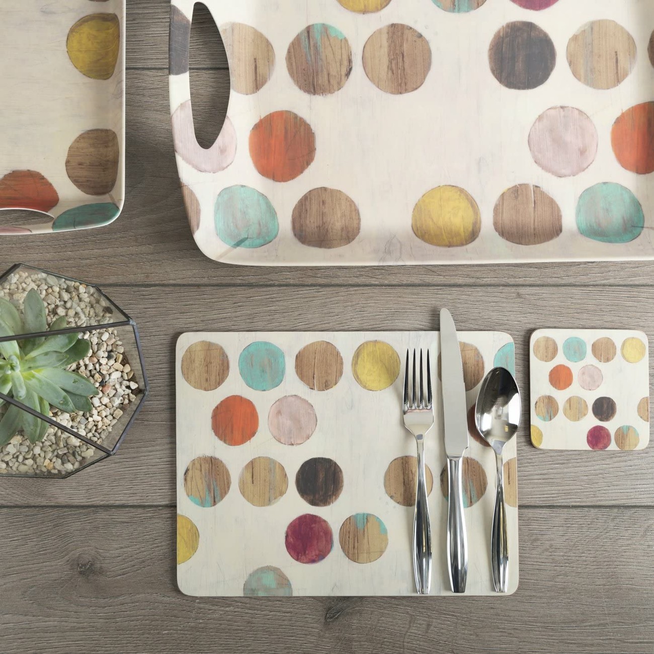 Creative Tops Retro Spot Round Tray