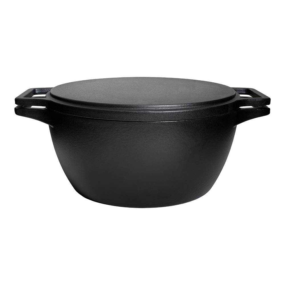 CrushGrind® KIM_BO 4-in-1 Cast Iron Pot
