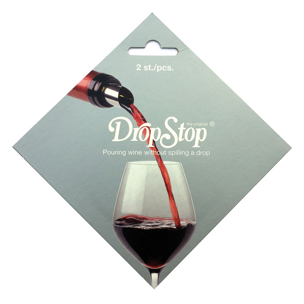 DropStop Wine Pouring Disc Drip Stopper 2pc