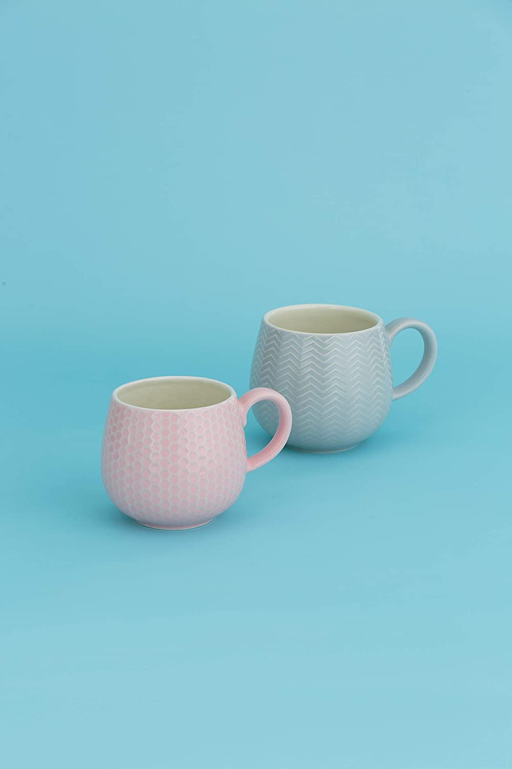 Mason Cash Embossed Honeycomb Pink Mug
