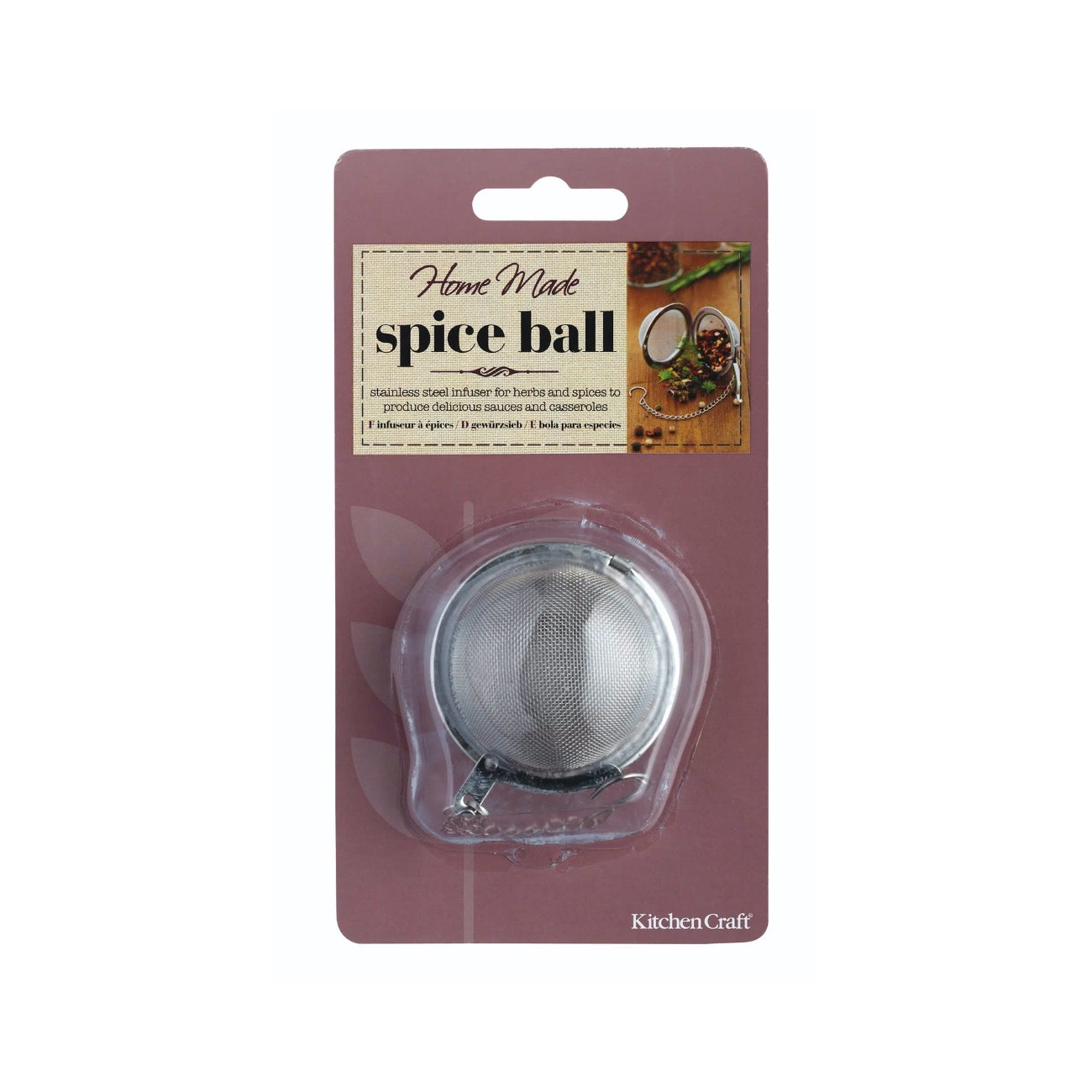 Home Made Stainless Steel Spice Ball & Infuser