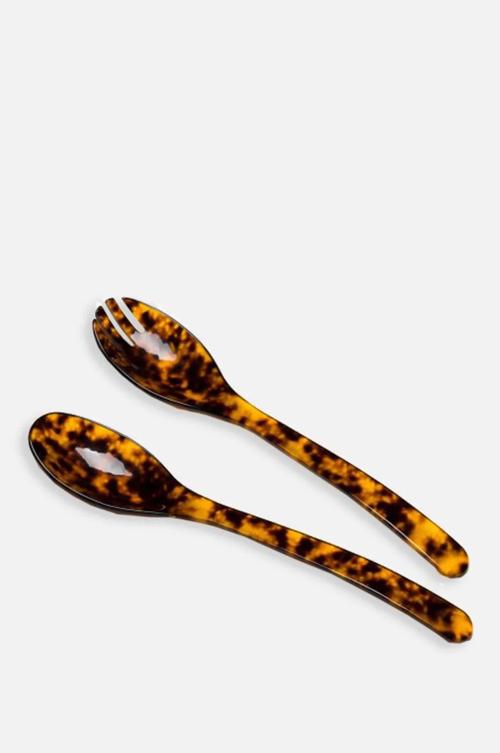 Heim Sohne Salad Server Set-Tortoise