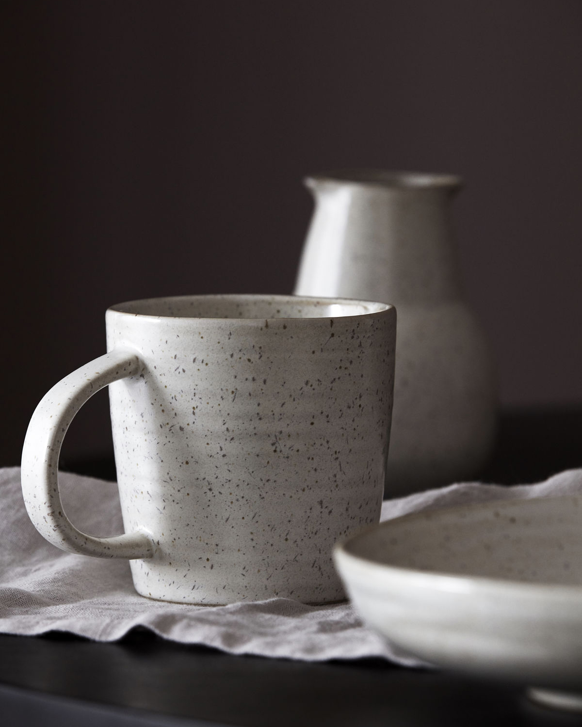 House Doctor Pion Cup Grey White
