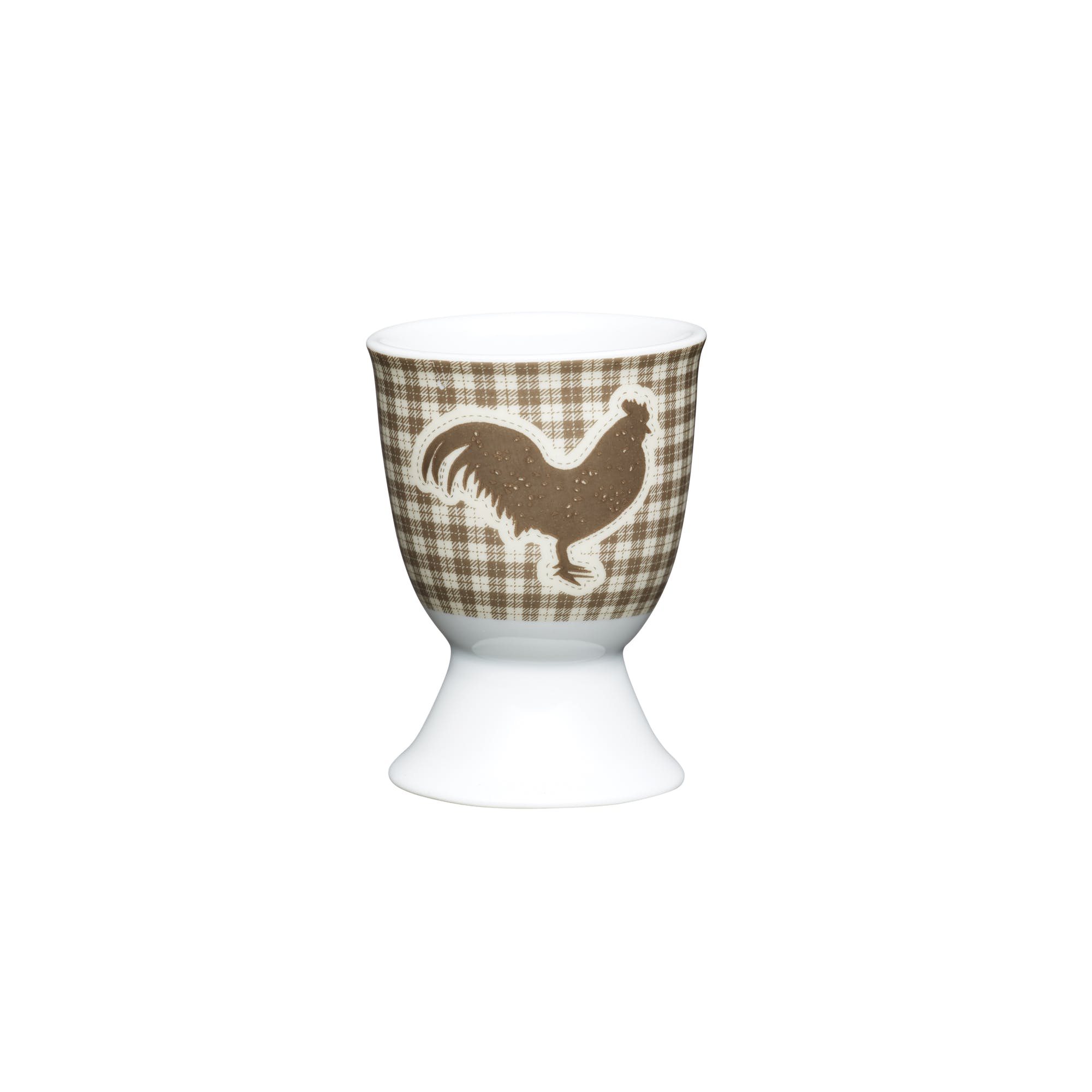 KitchenCraft Textured Hen Porcelain Egg Cup