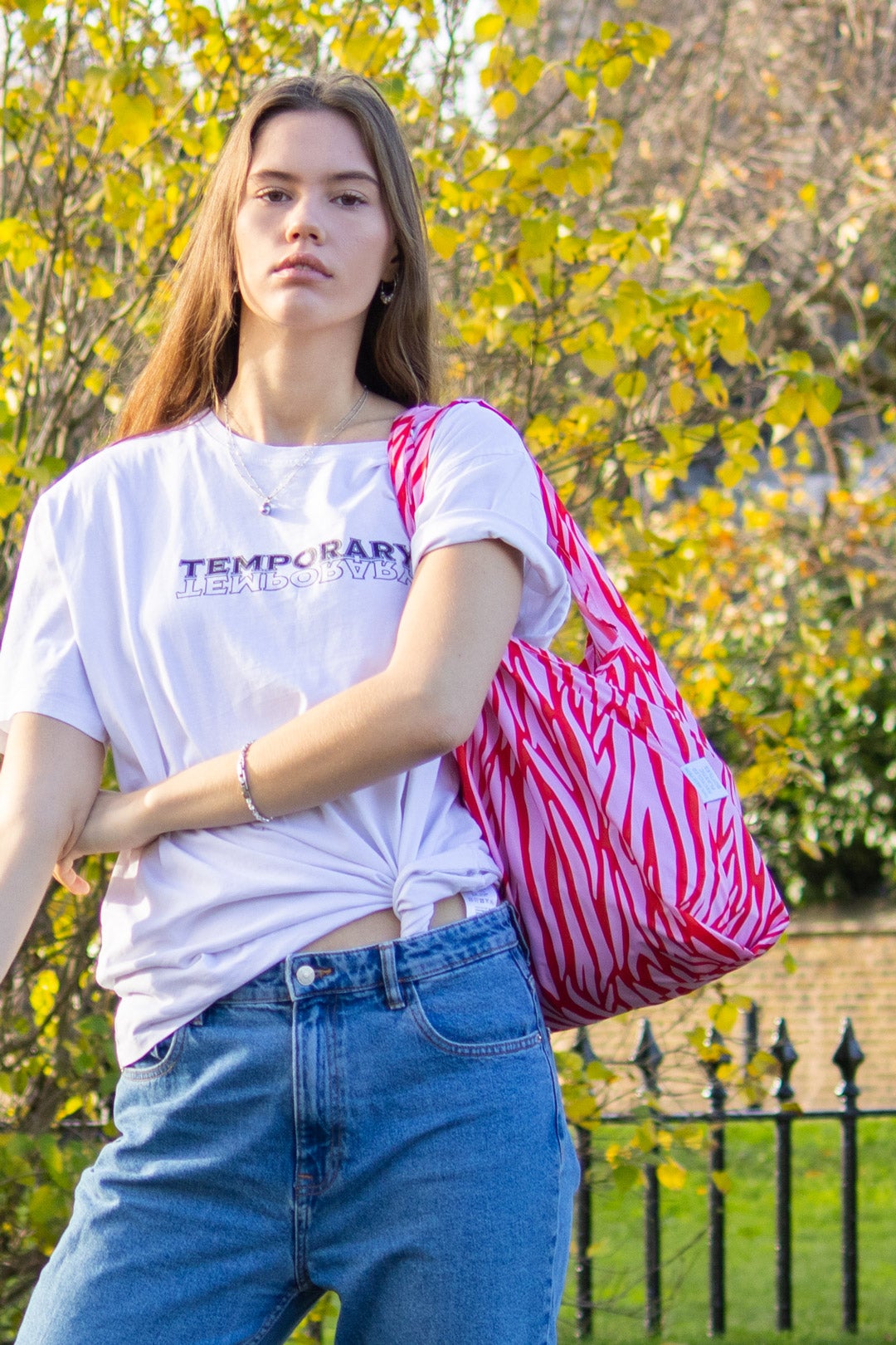 Kind Bag Medium Zebra Red