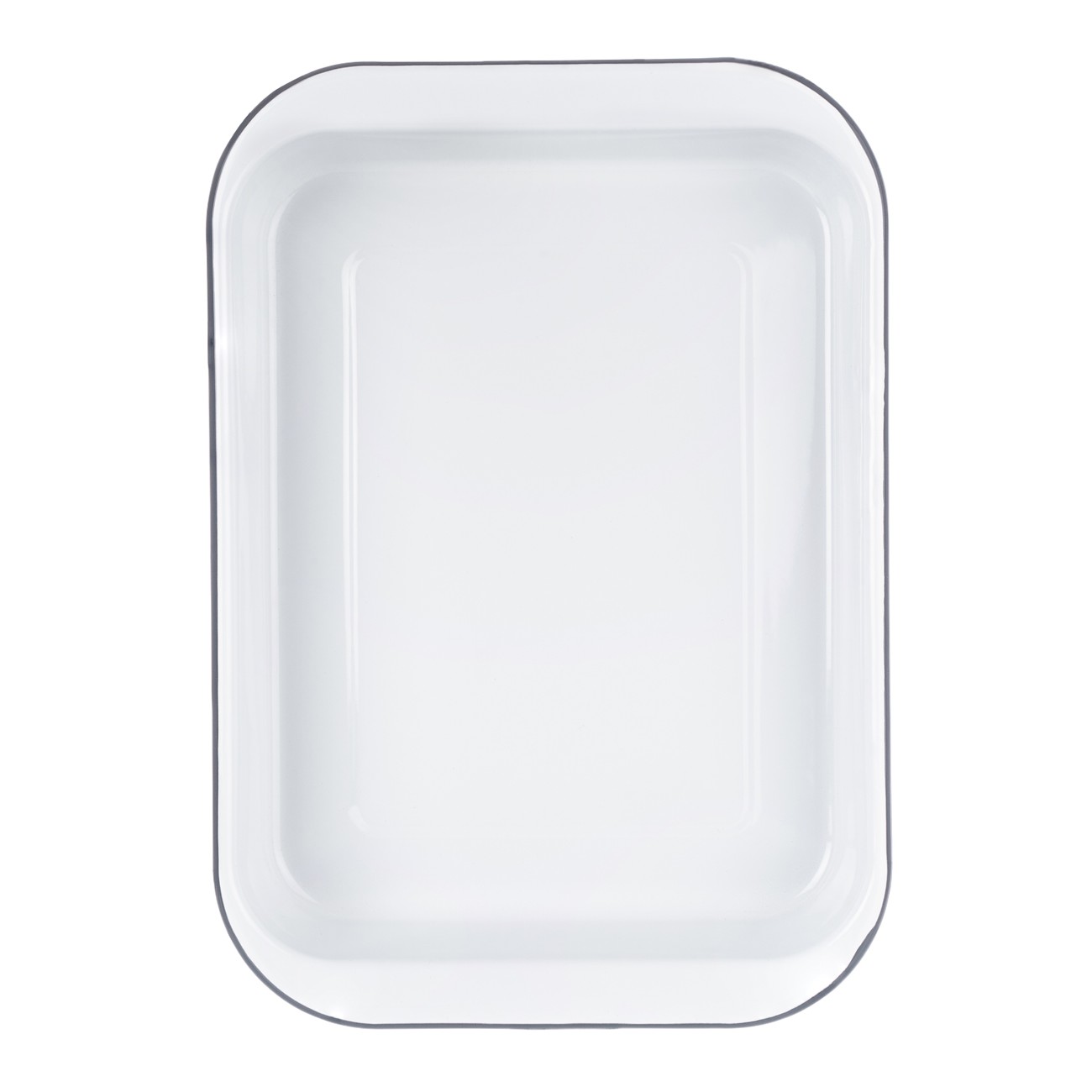 Kitchen Pantry Enamel Roasting Tray 35cm