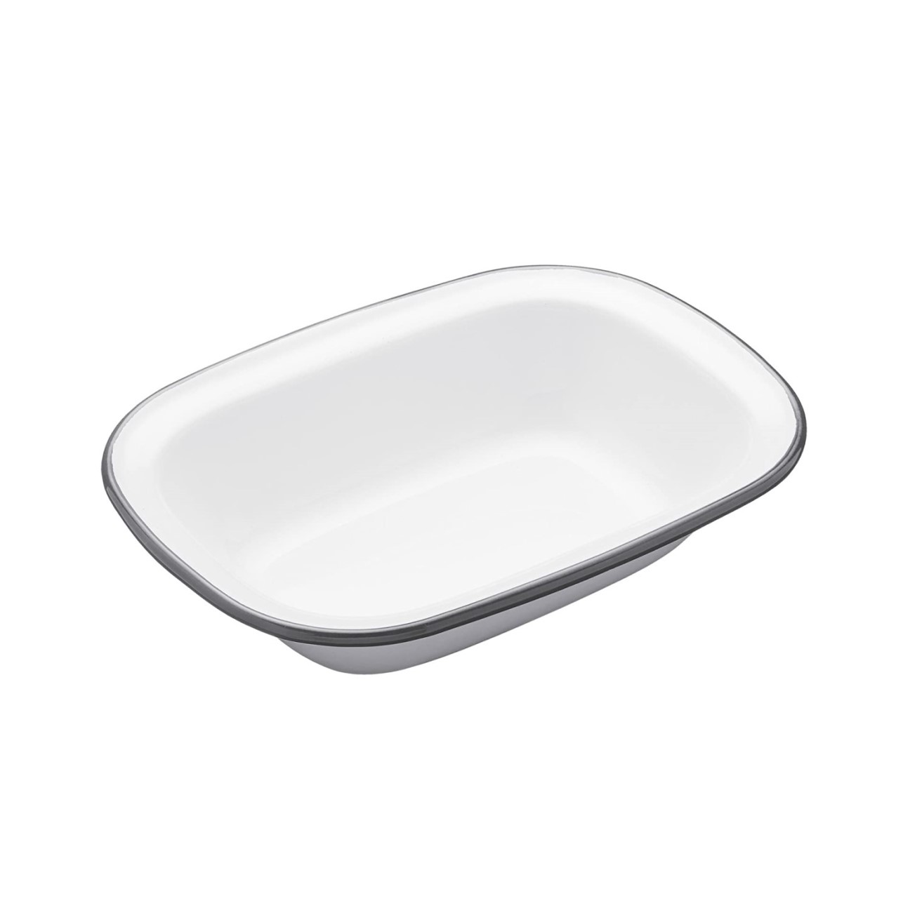 Living Nostalgia Enamel Oblong Pie Dish 20cm