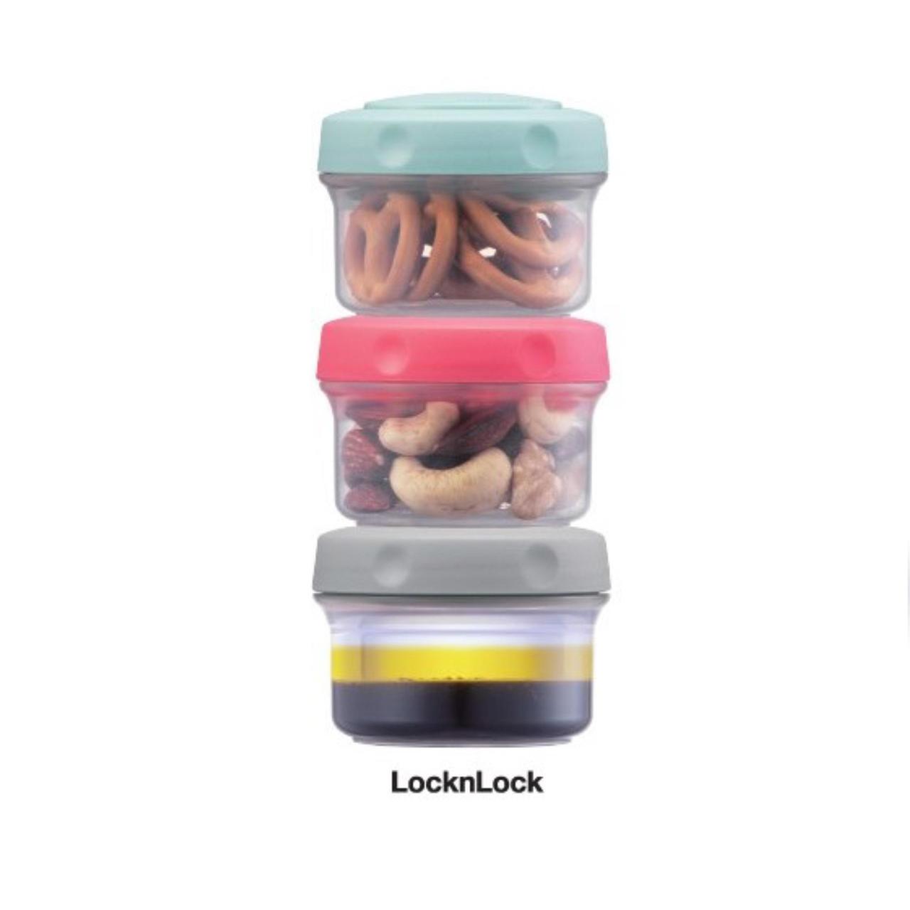 Lock n Lock Mini Pots 3pc Containers Set