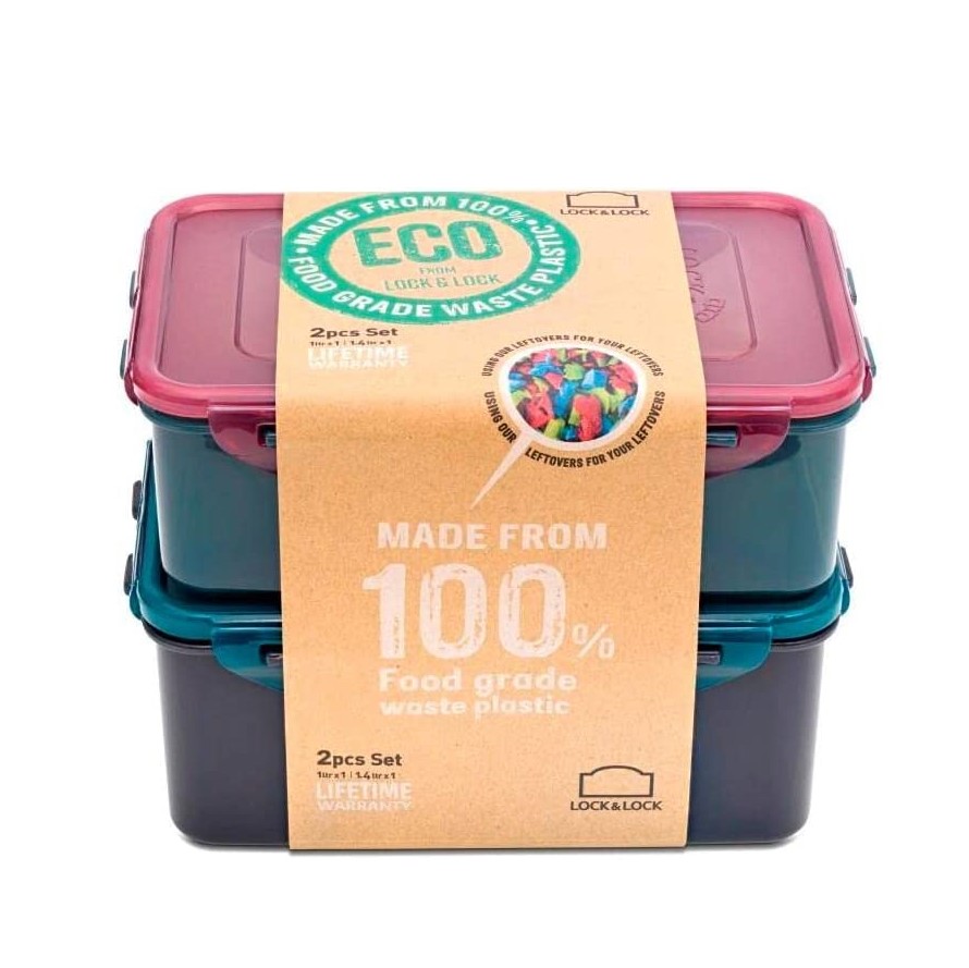 Lock & Lock Eco Containers 2pc Set
