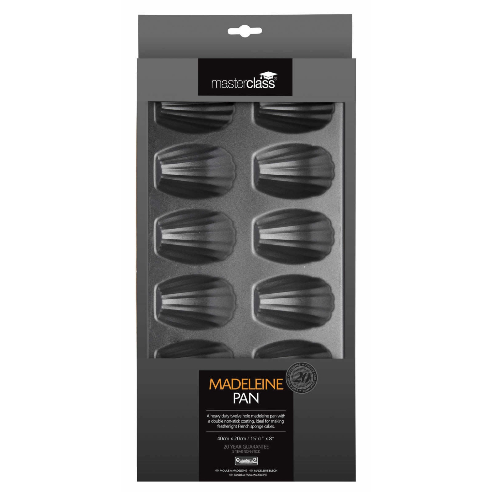MasterClass Non-Stick 12 Hole Madeleine Pan
