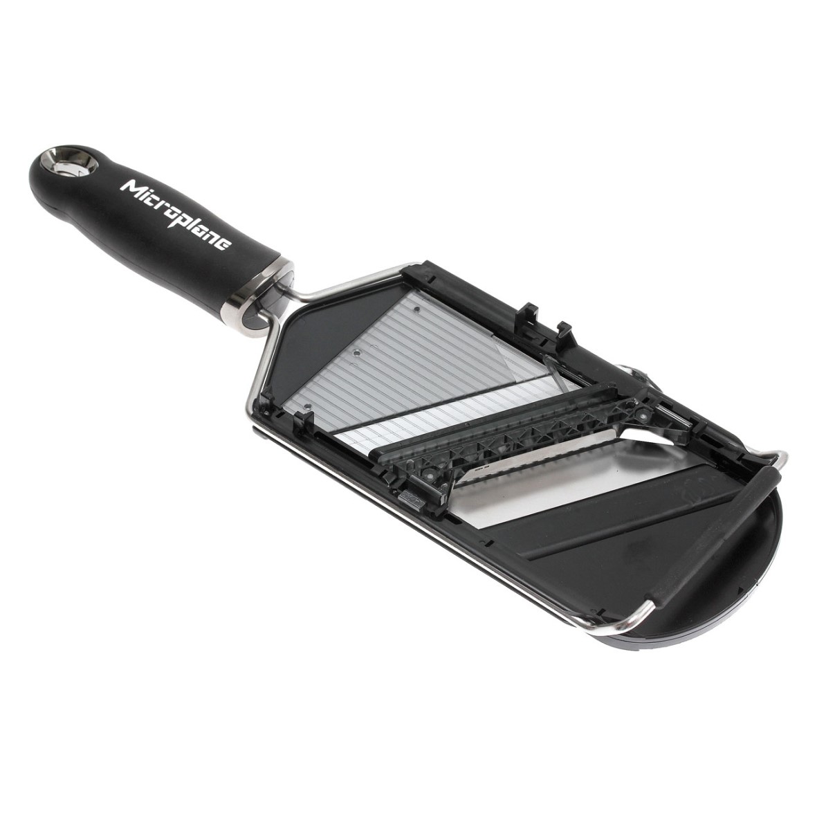 Microplane Adjustable with Julienne Blades & Hand Guard - The Kitchen Whisk