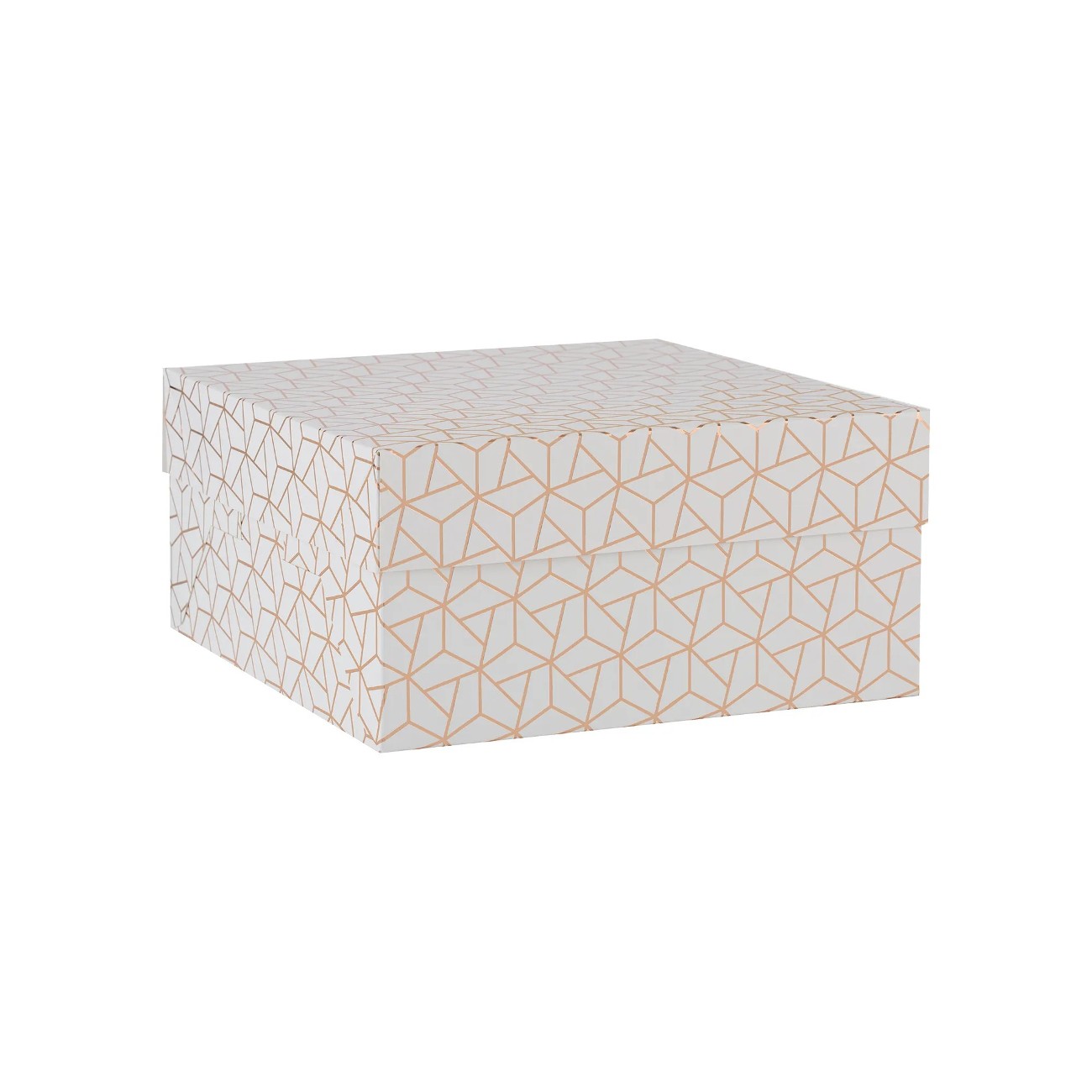 Mason Cash 10" Geo Rose Gold Cake Box