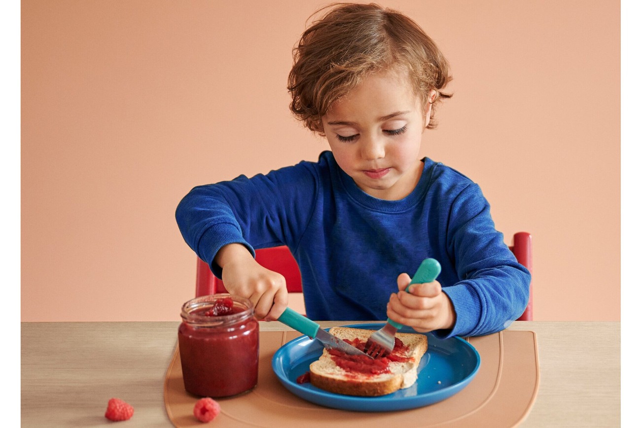 Mepal Mio 3pc Children's Cutlery Set Deep Turquoise