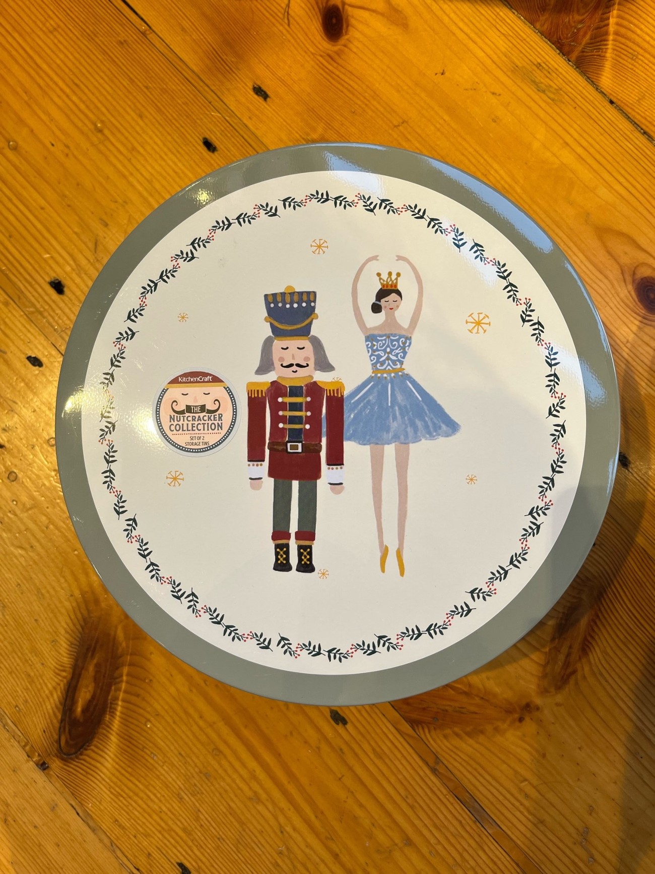 The Nutcracker Collection Cake Storage Tin Medium