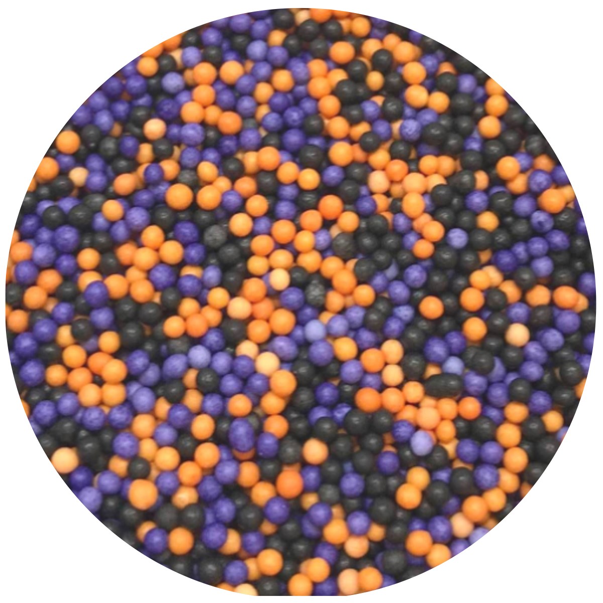 Purple Cupcakes Nonpareils Edible Halloween Mix 100g