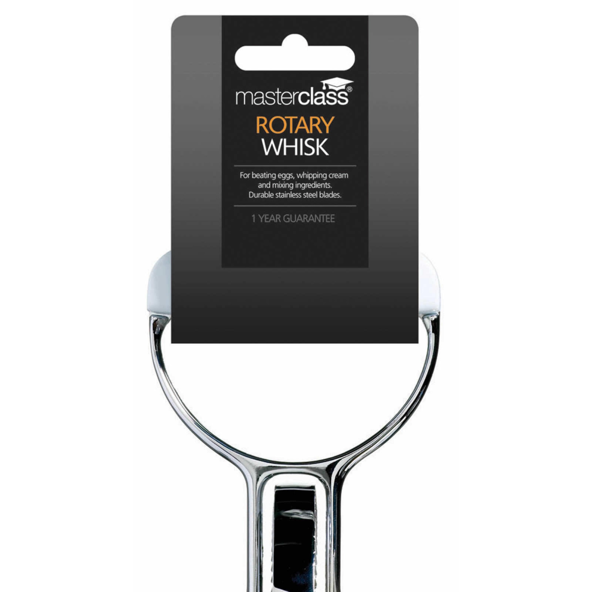 MasterClass Deluxe Stainless Steel Rotary Whisk