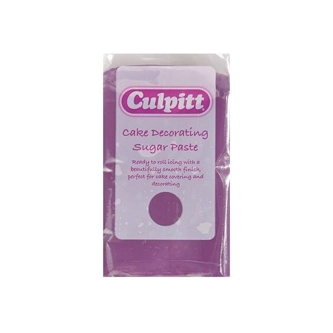 Culpitt Cake Decorating Sugar Paste Ready to Roll Icing Purple 250g