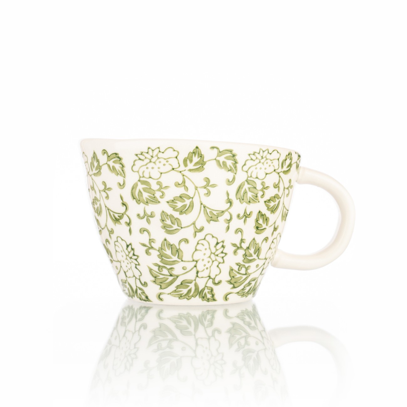 Siip Green Floral Mug 1