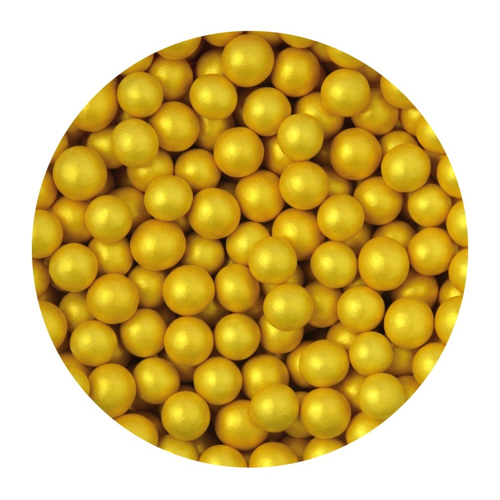 Scrumptious Small 6mm Choco Balls Gold 70g