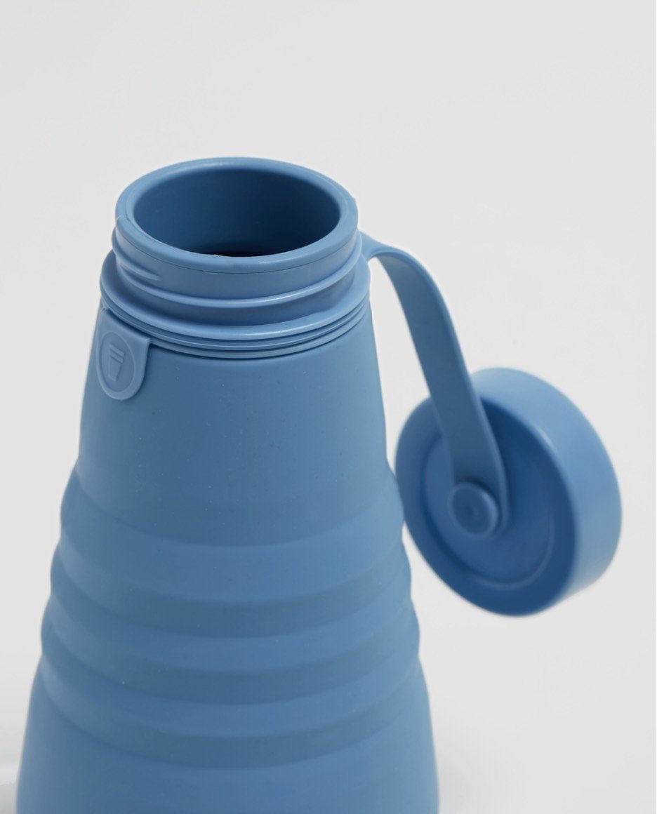 Stojo Collapsible Bottle 20oz Steel Blue