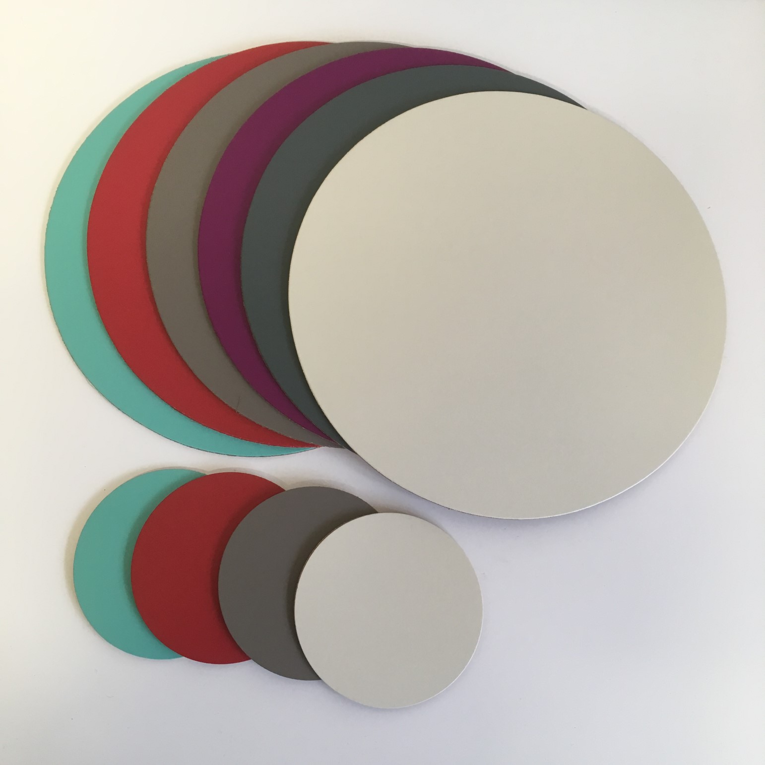 UnderCover Recycled Leather Table Mat Taupe