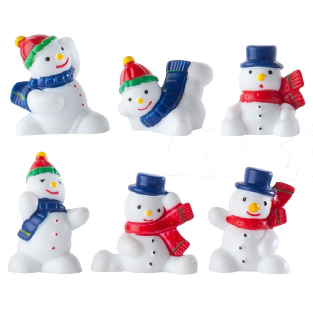 Culpitt Cake Topper Snowmen Assorted Designs 35mm
