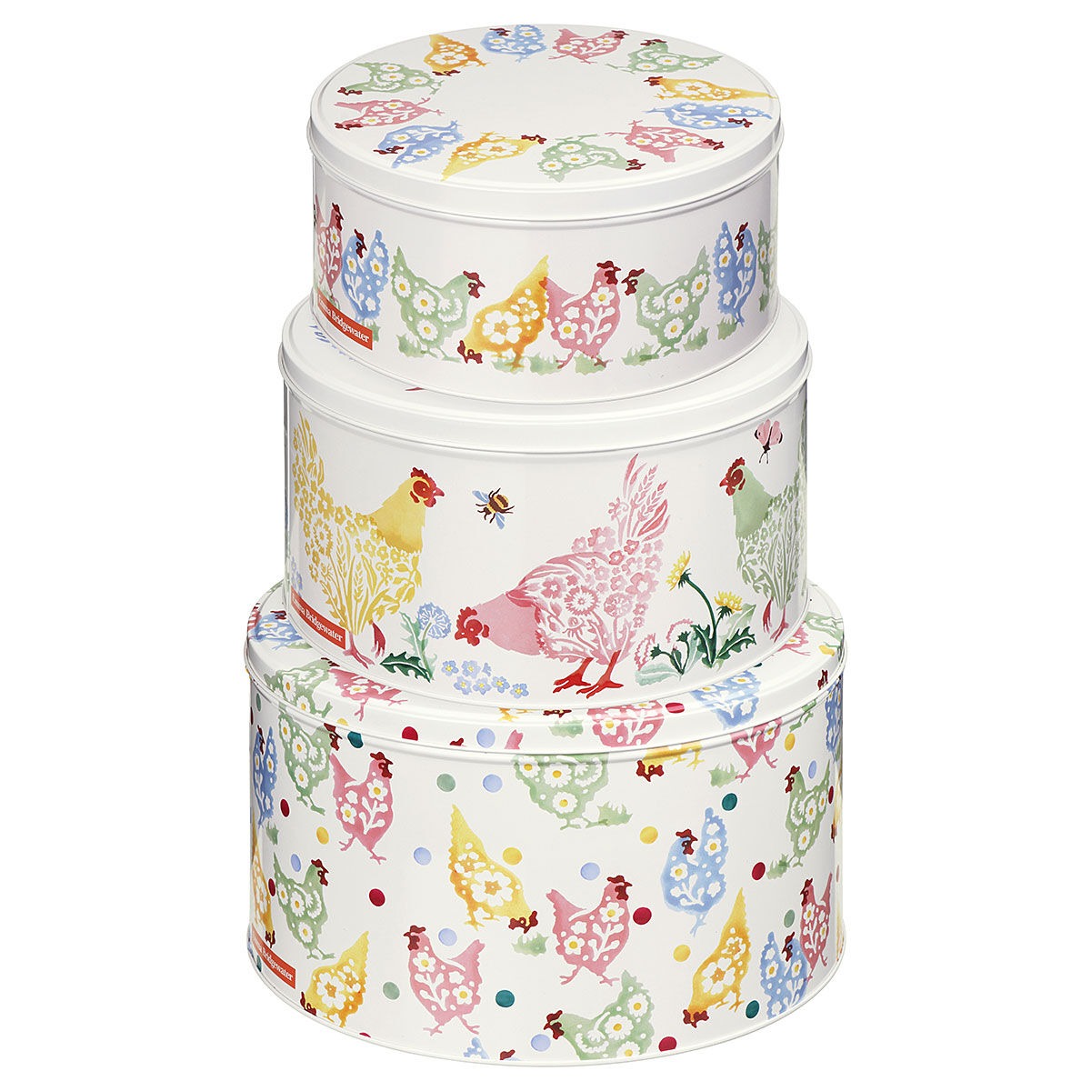 Emma Bridgewater Spring Chicken Round Cake Tins