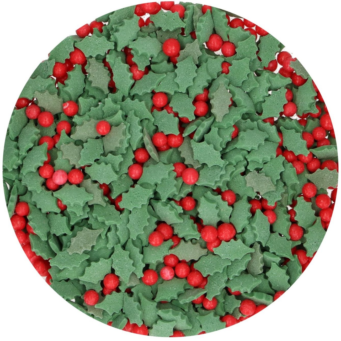 FunCakes Edible Holly Mix Sprikles 55G