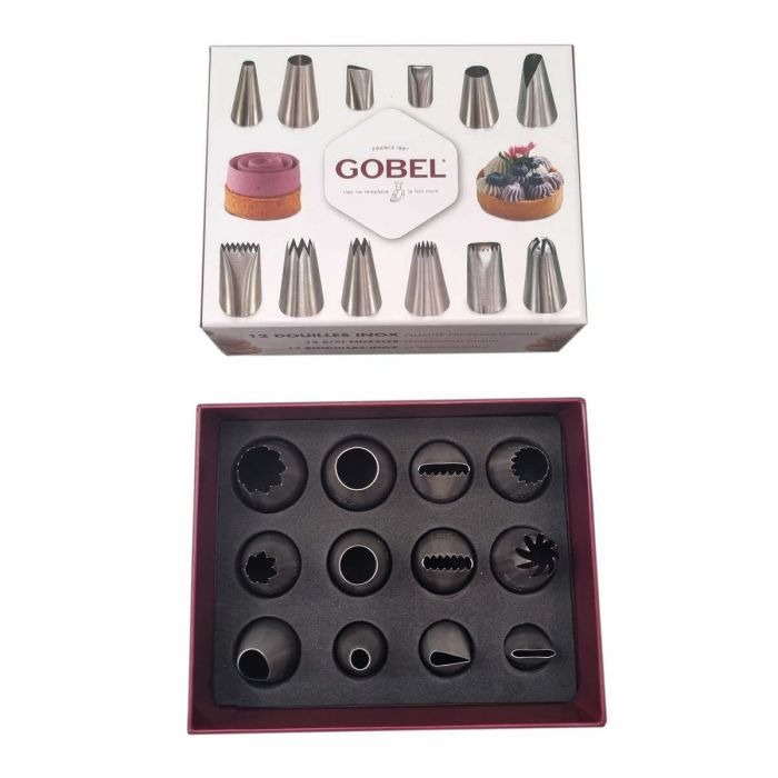 Gobel Stainless Steel Nozzles Set of 12