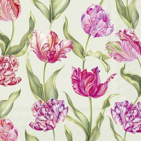 IHR Lunch Napkins Estelle Light Green IHR Lunch Napkins Estelle Light Green