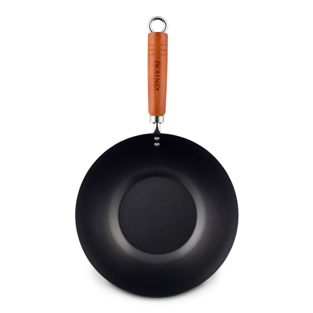 Ken Hom Classic Non-stick Carbon Steel Wok 27cm