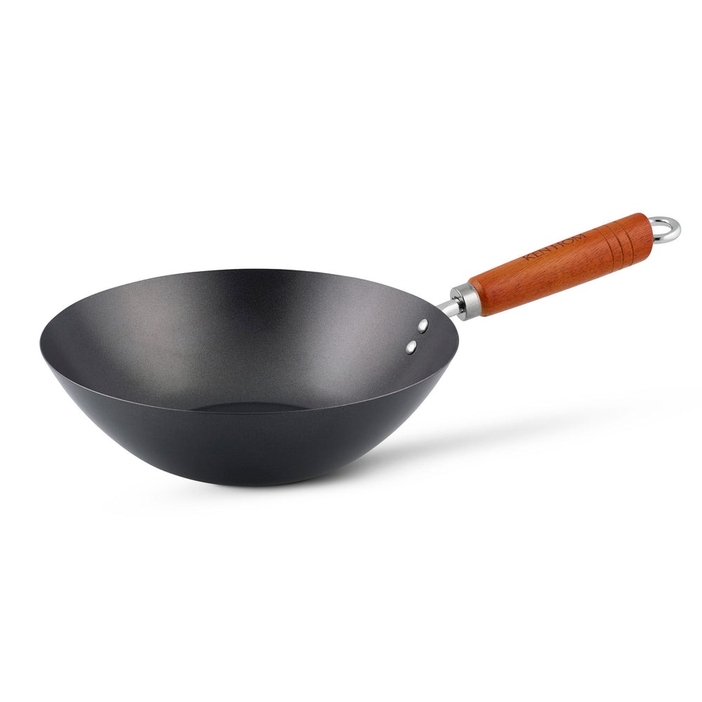 Ken Hom Classic Non-stick Carbon Steel Wok 27cm