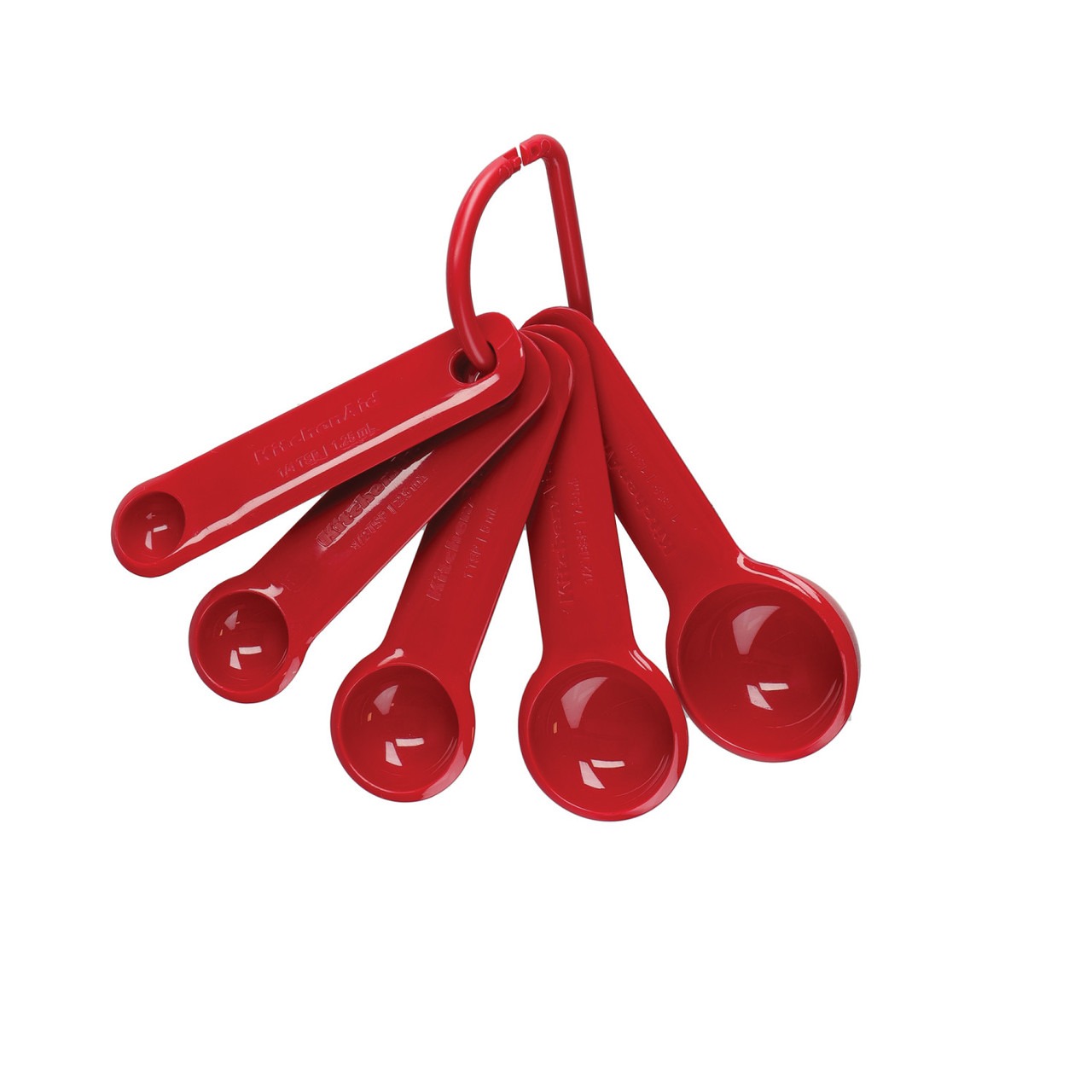 KitchenAid 5pc Measuring Spoon Set Empire Red
