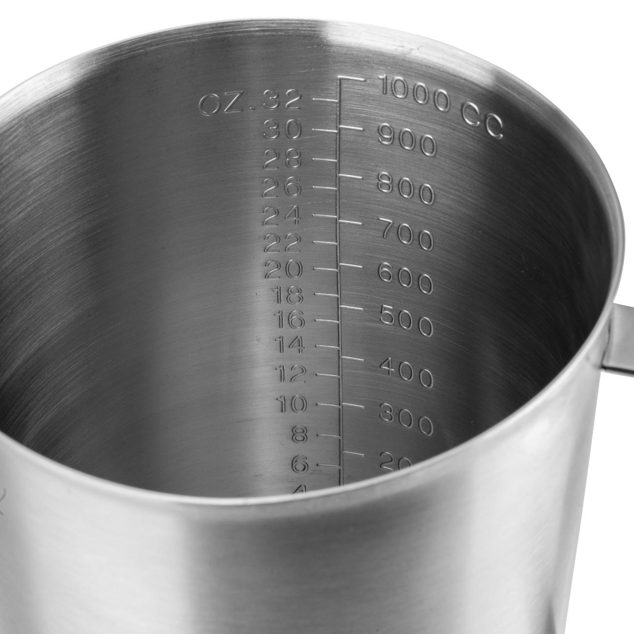 Luxe Stainless Steel Measuring Jug 1L