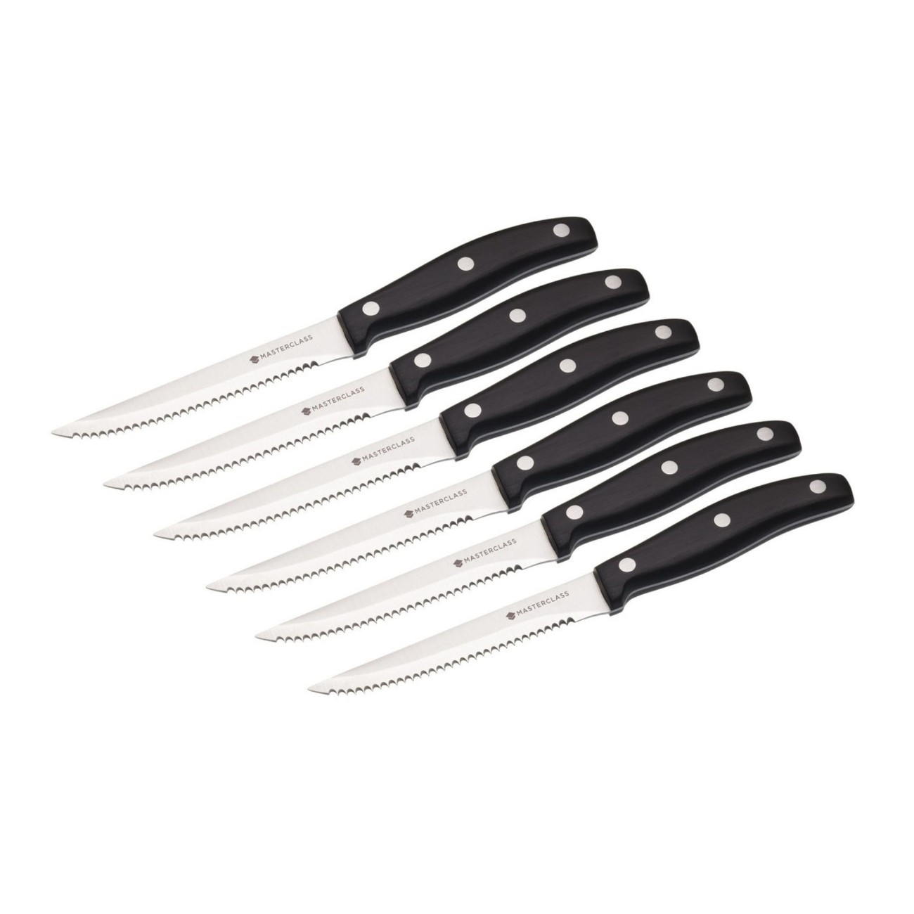 MasterClass Deluxe 6 Piece Steak Knife Set