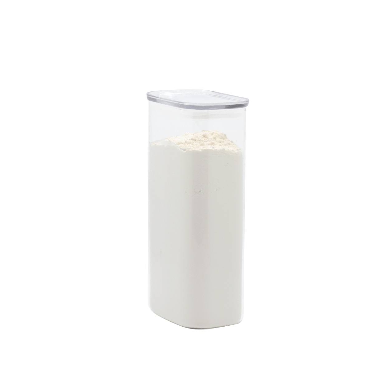 Pebbly Rectangular Glass Storage Canister 1200ml