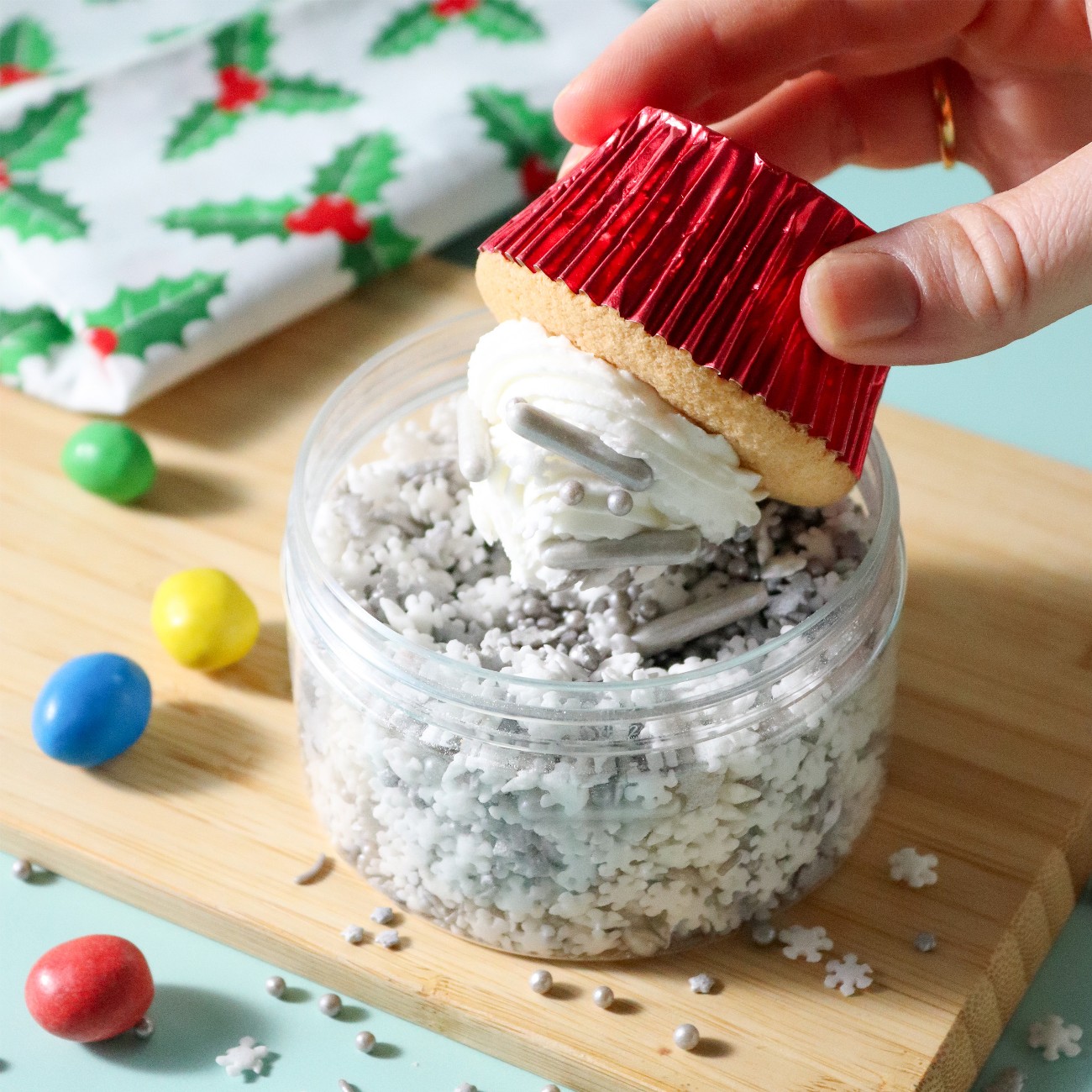 PME Silver Shining Stars Christmas Sprinkles 160g