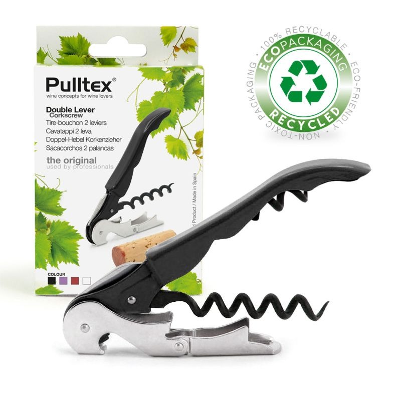 Pulltex Pulltap Black Corkscrew Ecopack